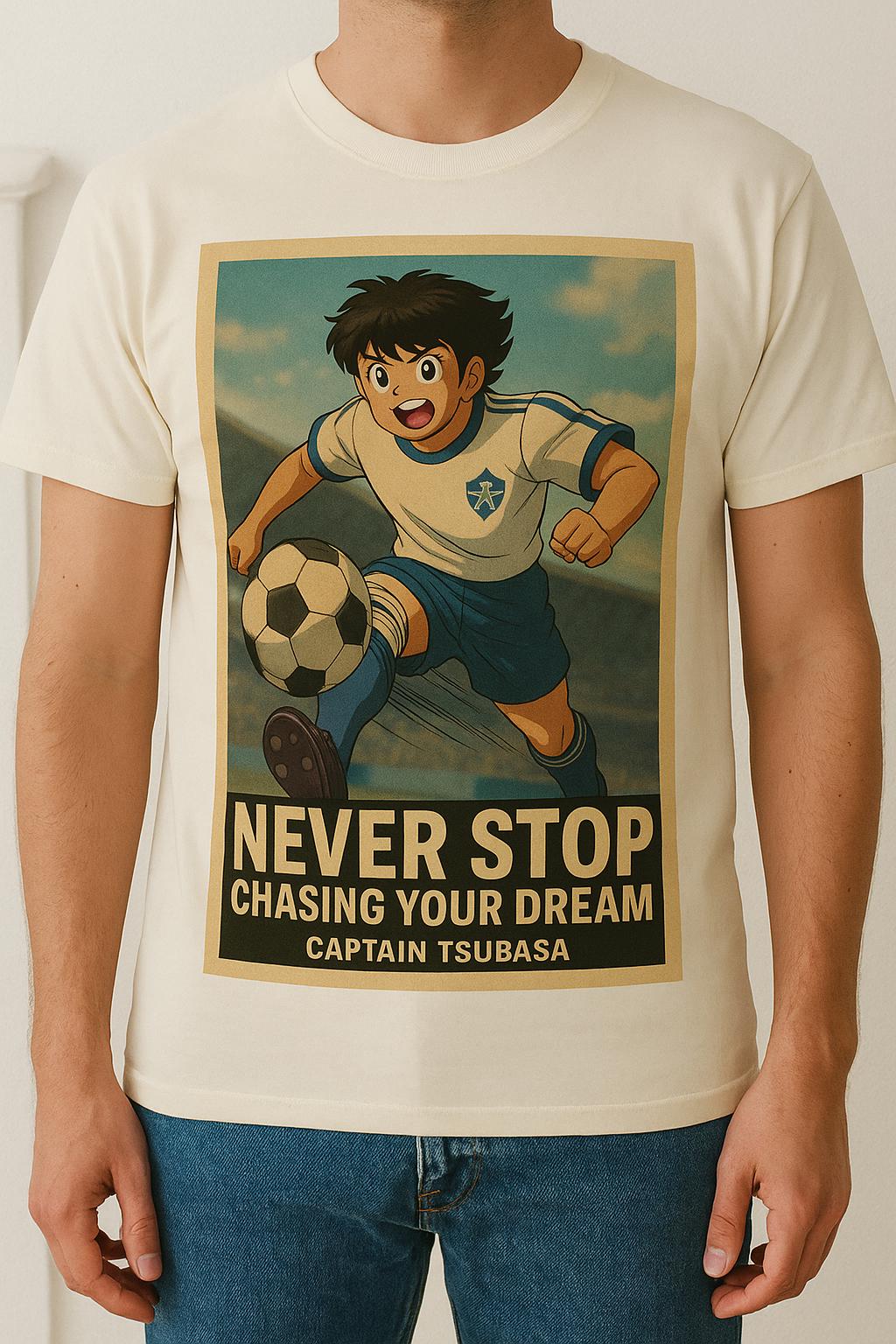 Captain Tsubasa Motivational Poster | Never Stop Chasing Your Dream ...