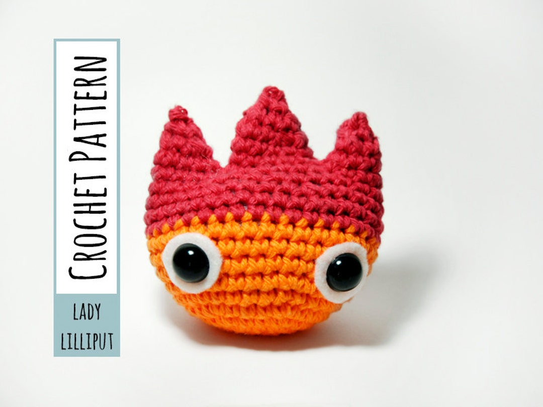 PATTERN - Calcifer Crochet Fire Demon Amigurumi - Etsy