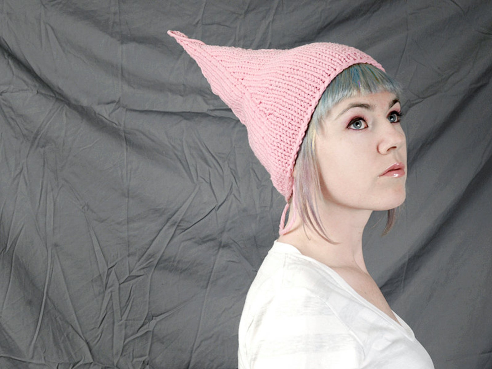PATTERN Knitted Pixie Hat or Night Cap - Etsy