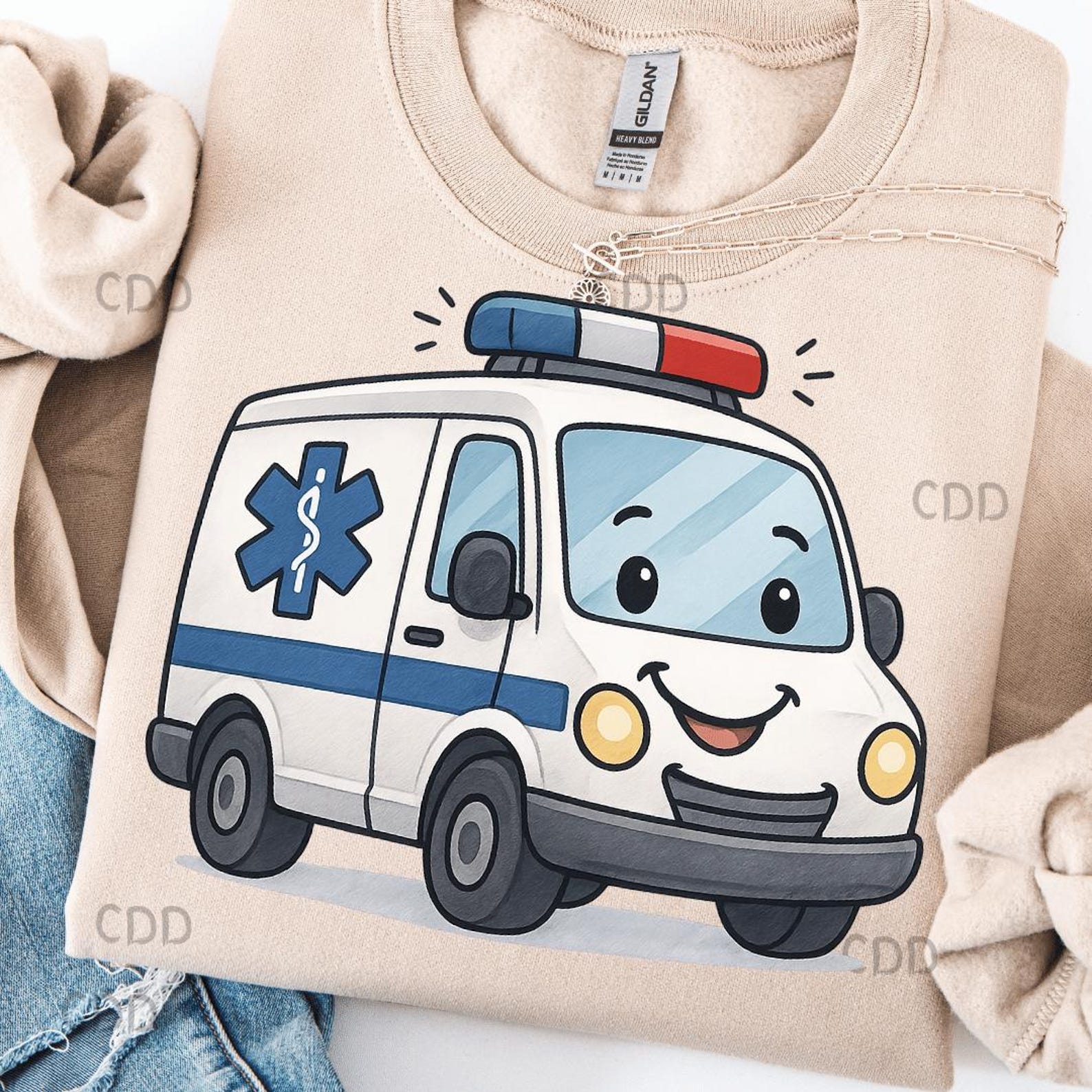 Cute Cartoon Ambulance PNG – Smiling EMT Van Clipart, Paramedic Vehicle ...