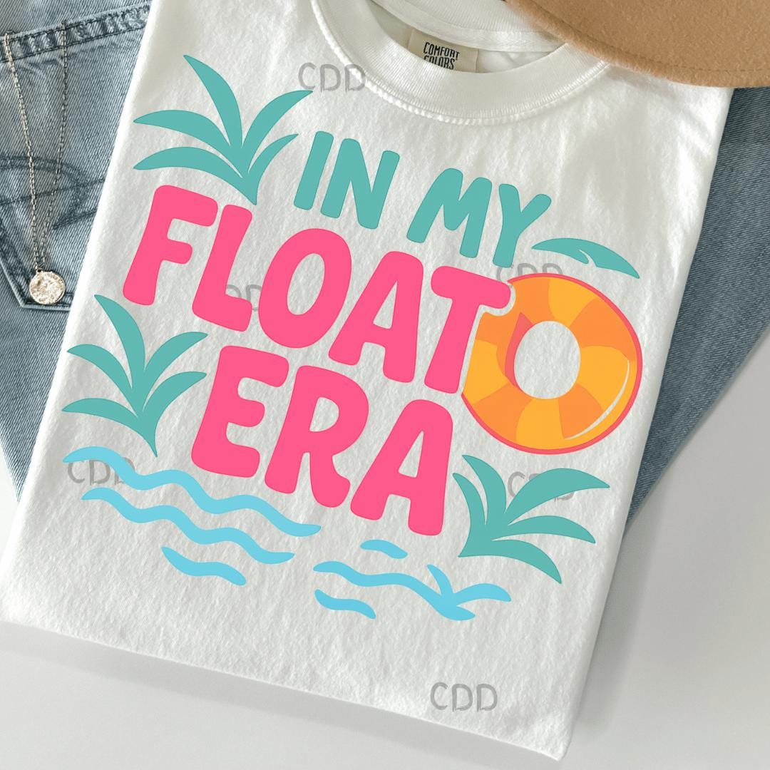 In My Float Era PNG, Fun Summer Floatie Art, Bright Pool Vibes Design ...