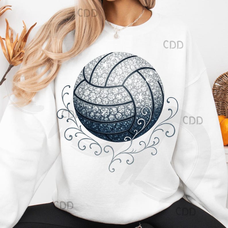 Rhinestone Volleyball Png, Glitter Volleyball Clipart, Silver Sparkle ...
