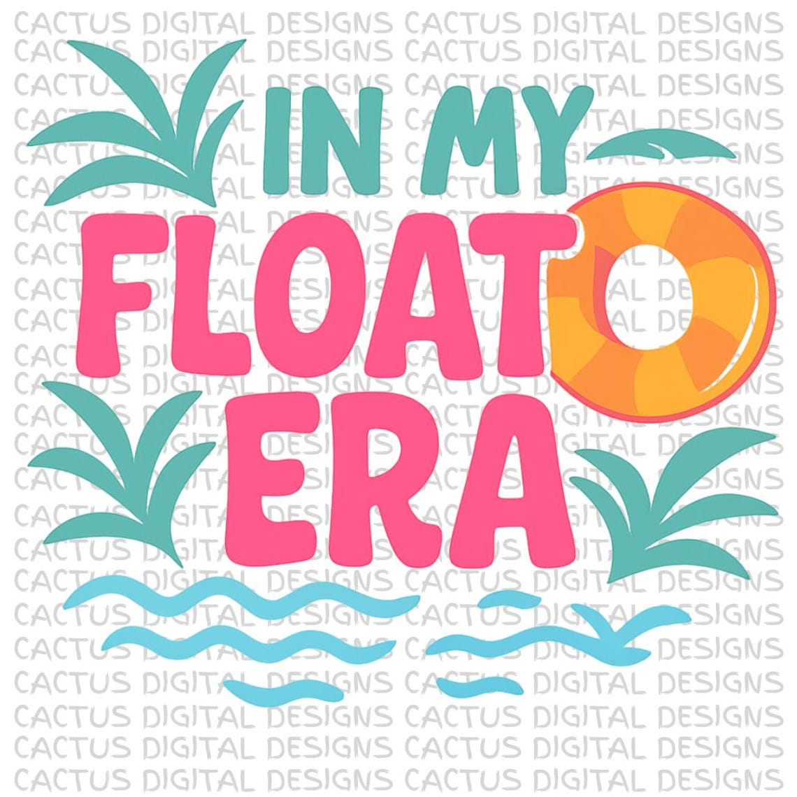In My Float Era PNG, Fun Summer Floatie Art, Bright Pool Vibes Design ...