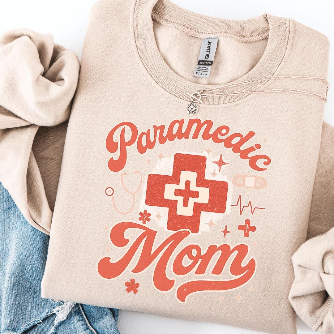 Paramedic Mom PNG, EMS Mom Sublimation Design, Emergency Medical ...