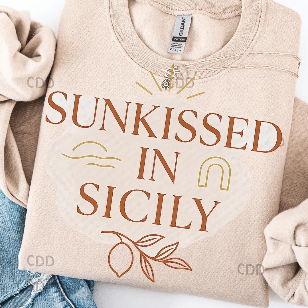 Sunkissed in Sicily PNG – Minimalist Summer Travel Art With Lemons ...