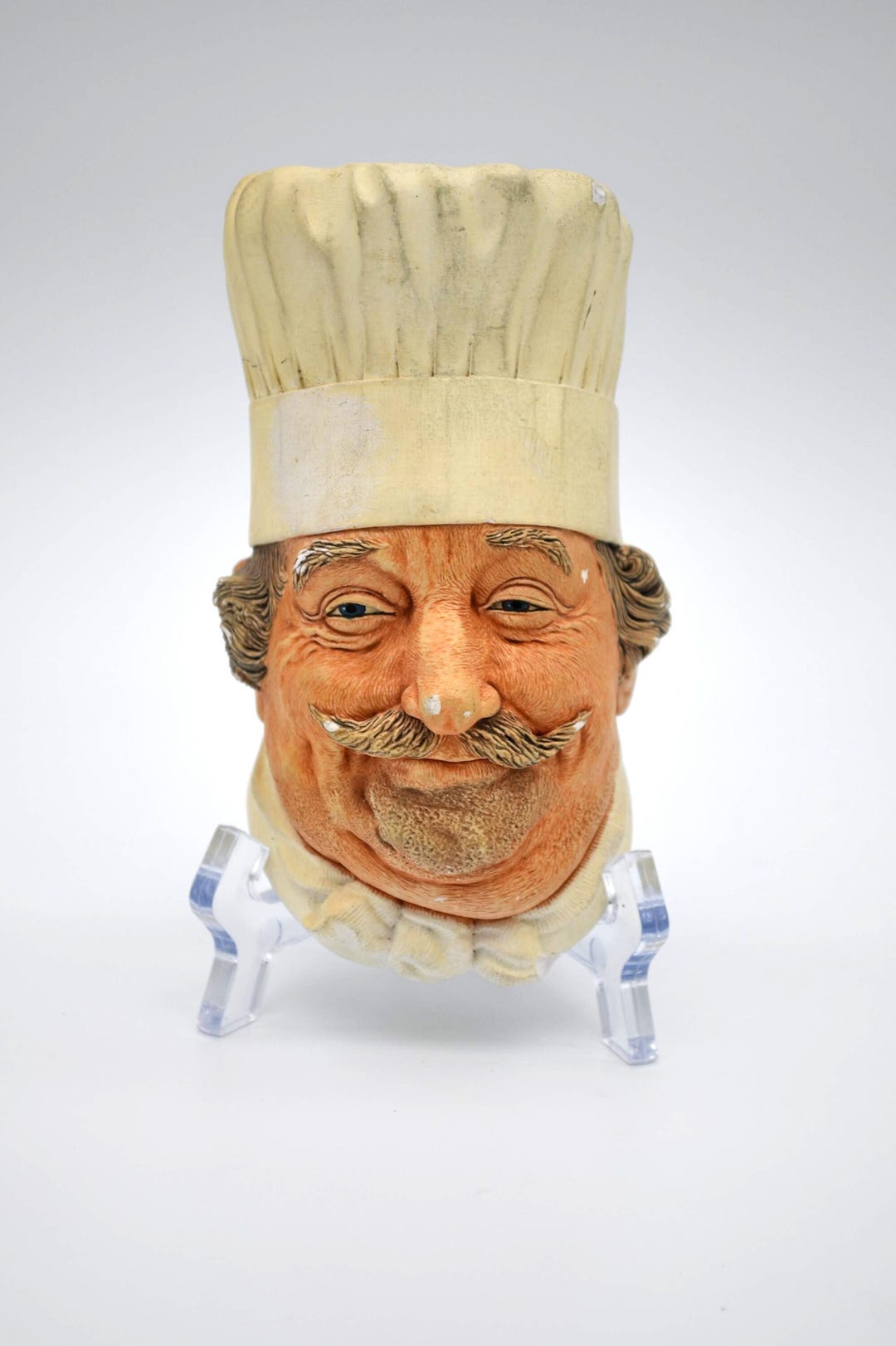 Vintage Bossons Chef Chalkware Wall Head – Hand Painted England, 1960s ...
