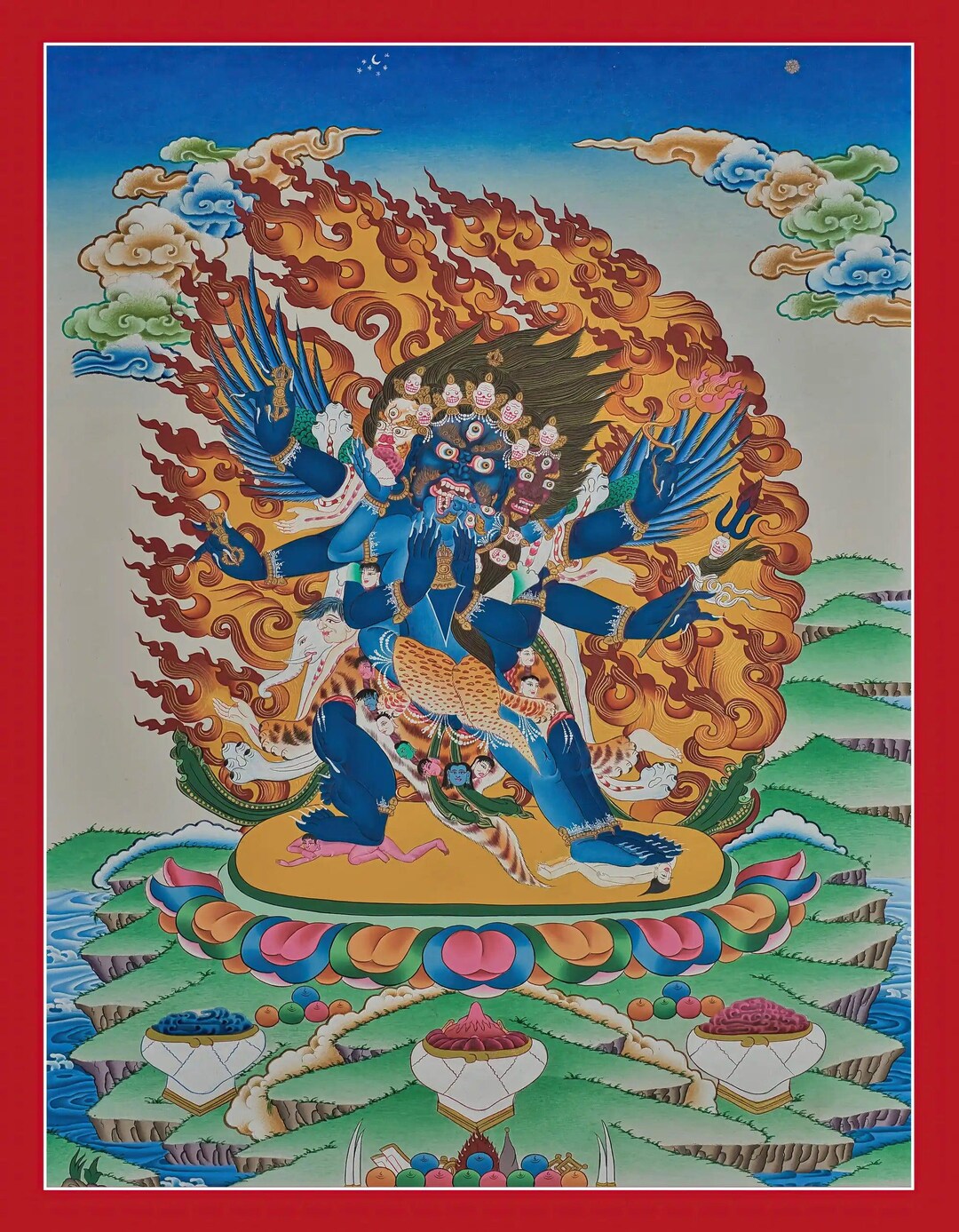 Dorje Phurba Vajrakilaya - Buddha's Art of Healing - Etsy