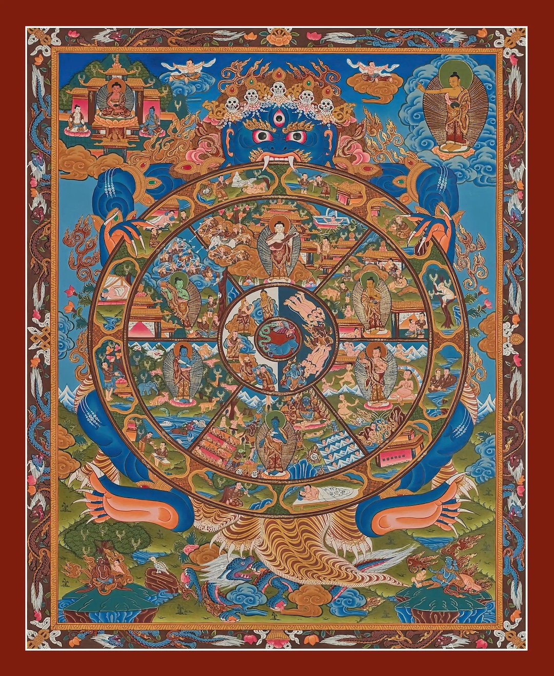 Samsara Wheel of Life - Etsy