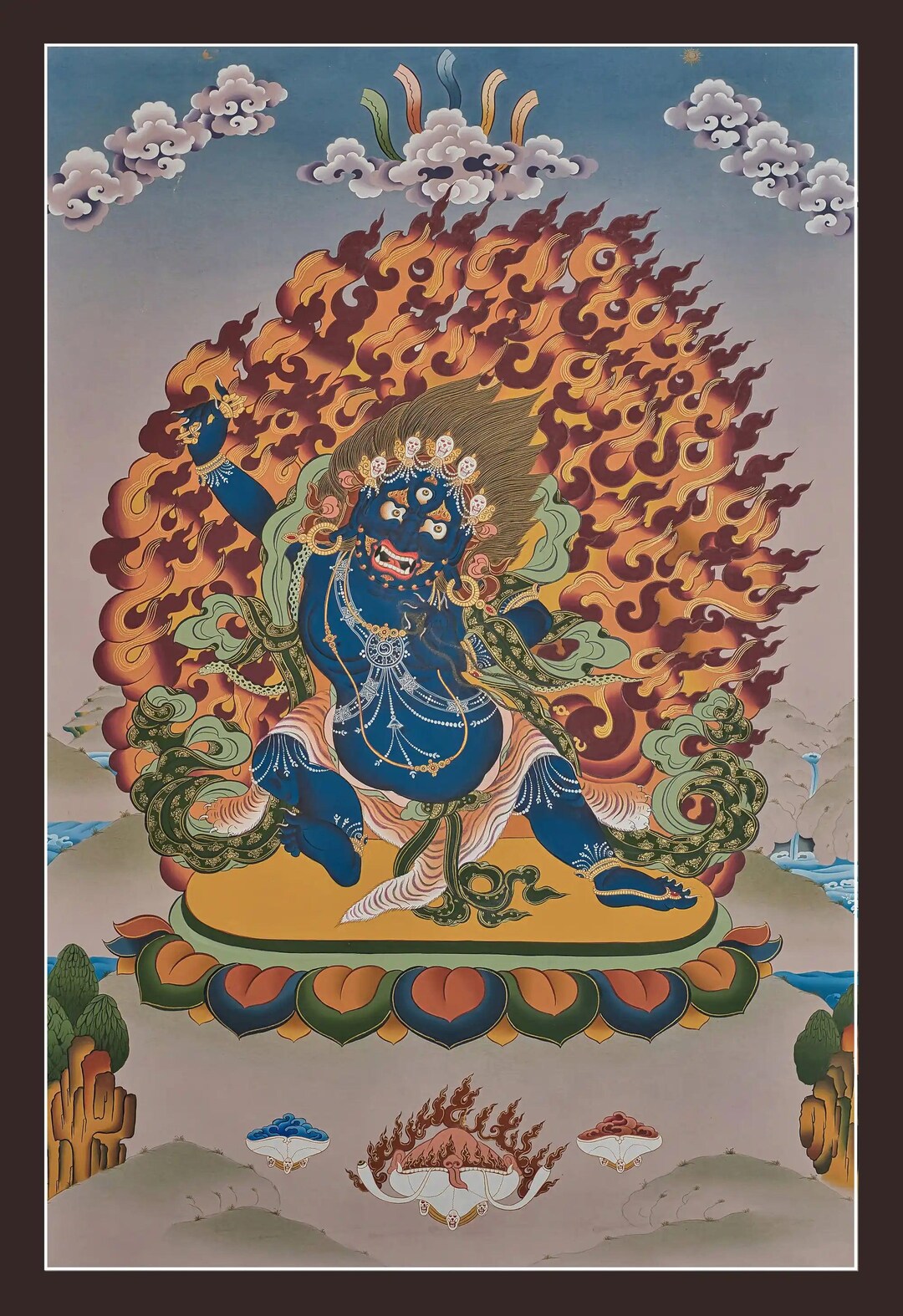 Mahachakra Vajrapani - Buddha's Art of Healing - Etsy