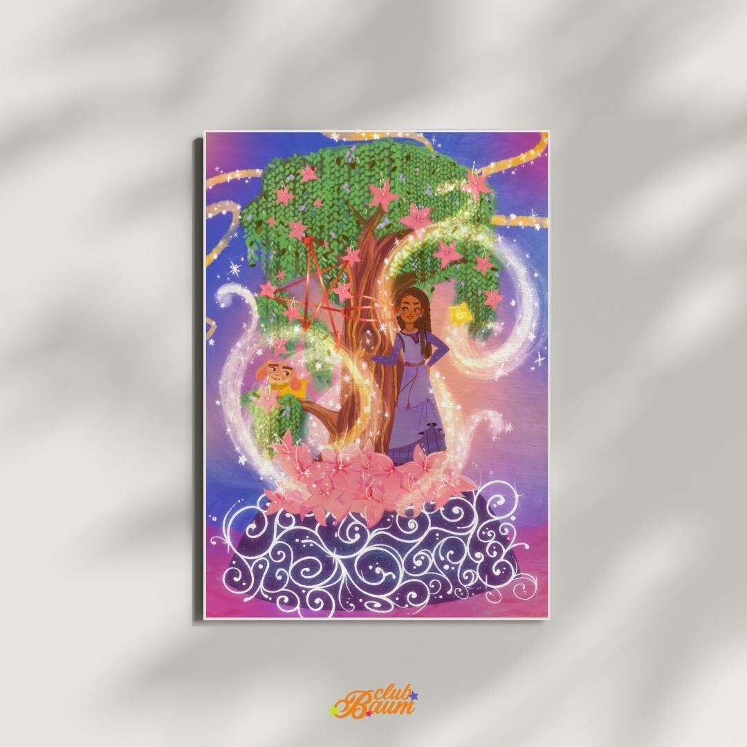 So I Make This Wish, Asha Art Print | Disney Starlight Parade ...