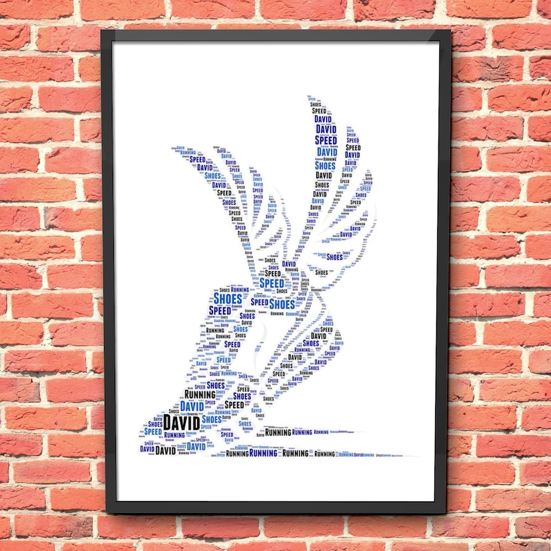 Personalized Runner Word Art Print: Marathon Gift (digital Download) - Etsy