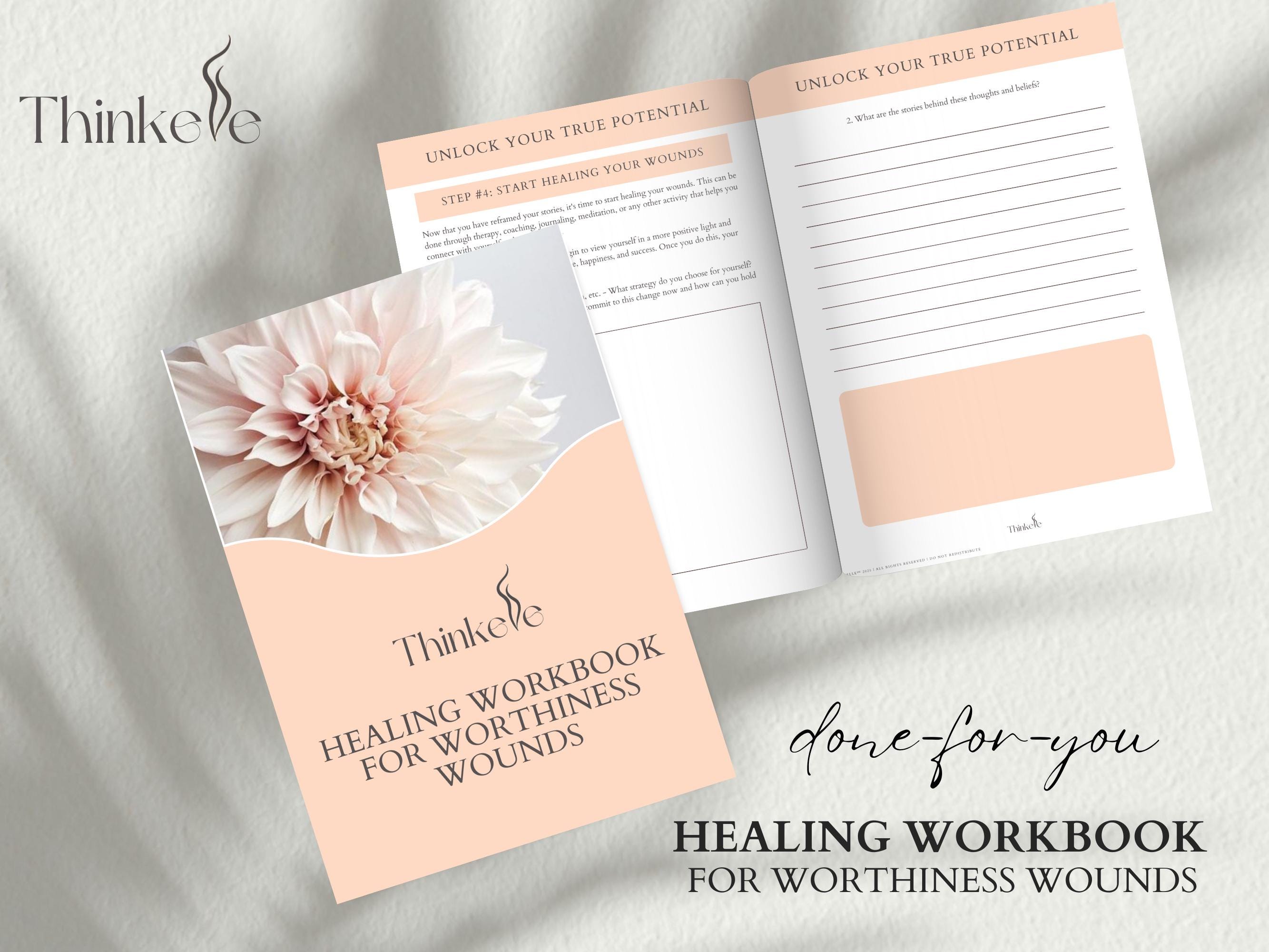 Healing Workbook for Worthiness Wounds Editable Canva Workbook for ...