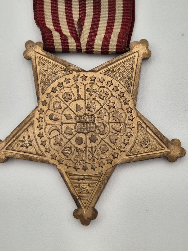 Civil War Grand Army of Republic 1886 Antique Veteran Medal - Etsy