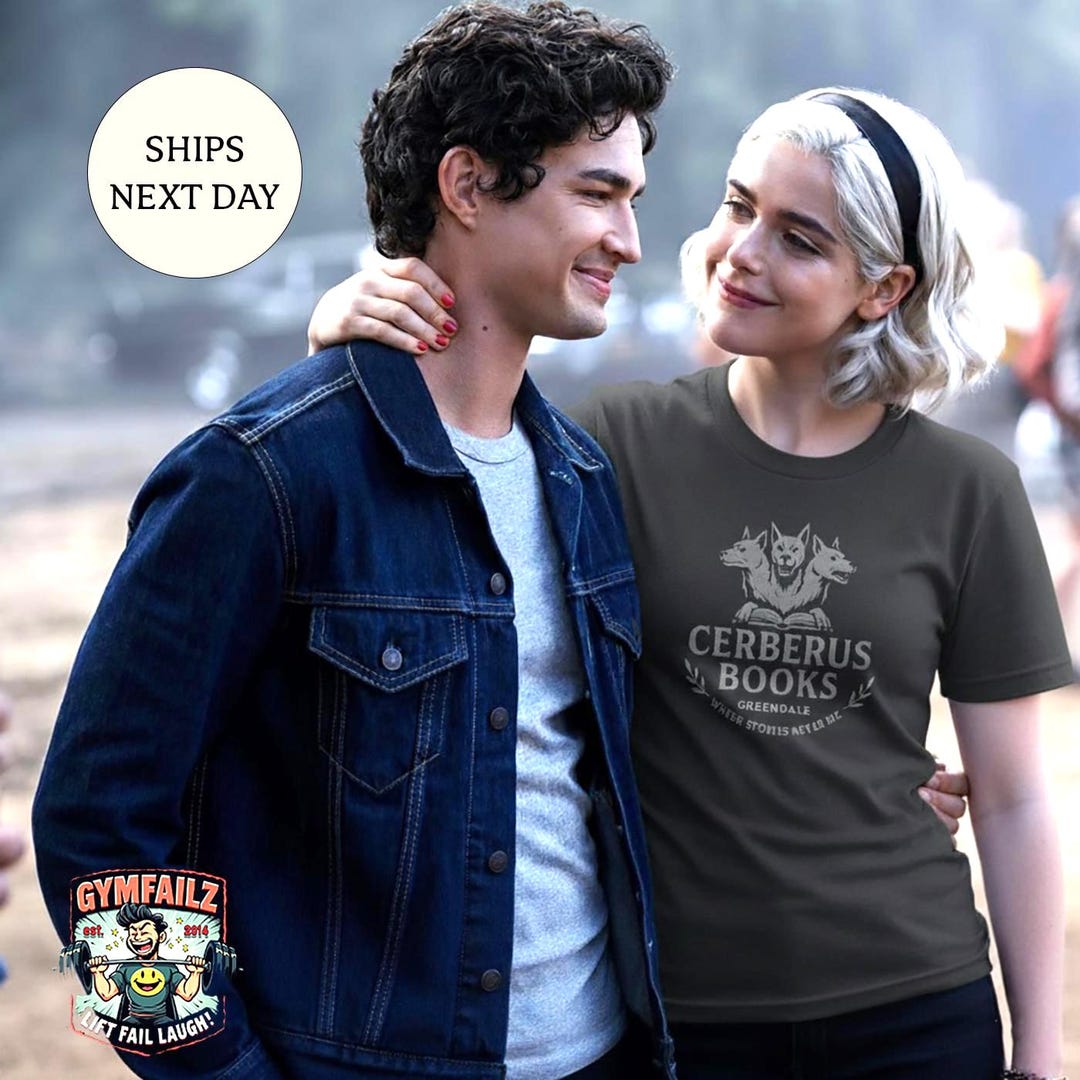 Sabrina Cerberus Books Halloween Tee, Unisex Fitted Shirt - Etsy