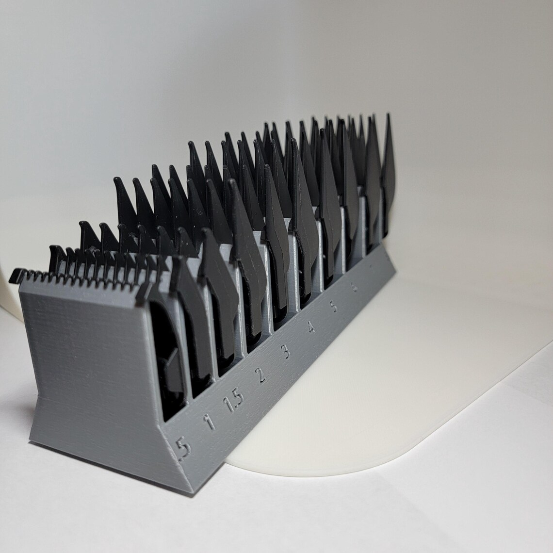 Wahl Clipper Guard Organizer: Modern Barber Display, Barber Accessories ...