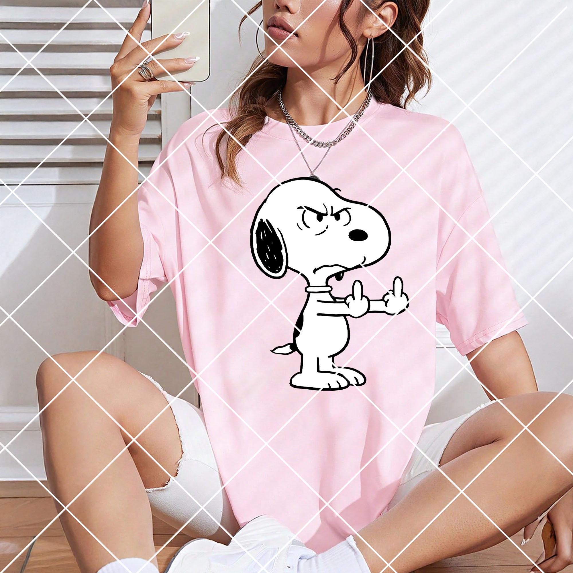 Snoopy Middle Finger SVG, Funny Snoopy SVG, Angry Snoopy SVG - Etsy
