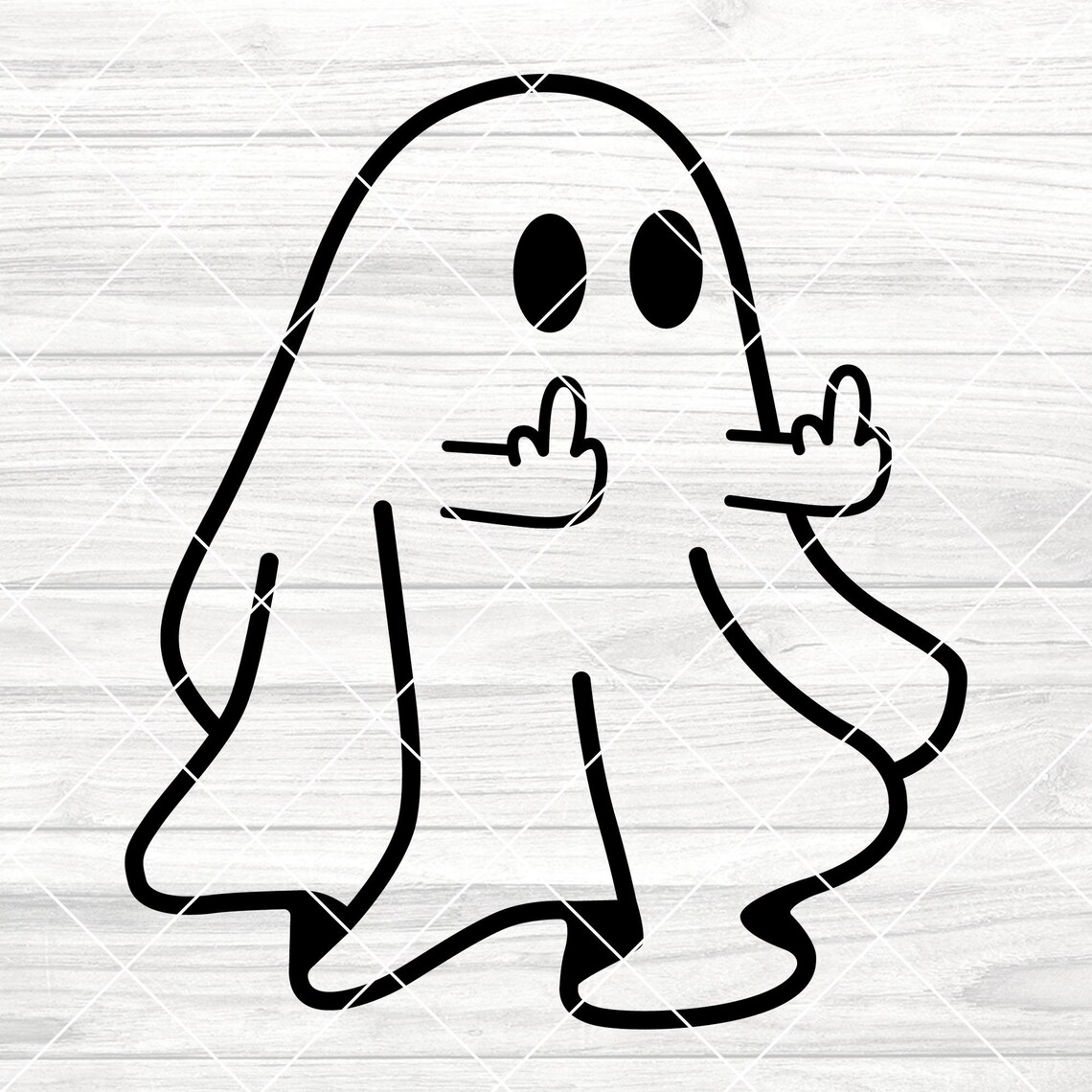 Ghost Middle Finger Svg Png, Halloween Svg Png, Svg File for Cricut ...