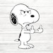 Snoopy Middle Finger SVG, Funny Snoopy SVG, Angry Snoopy SVG - Etsy
