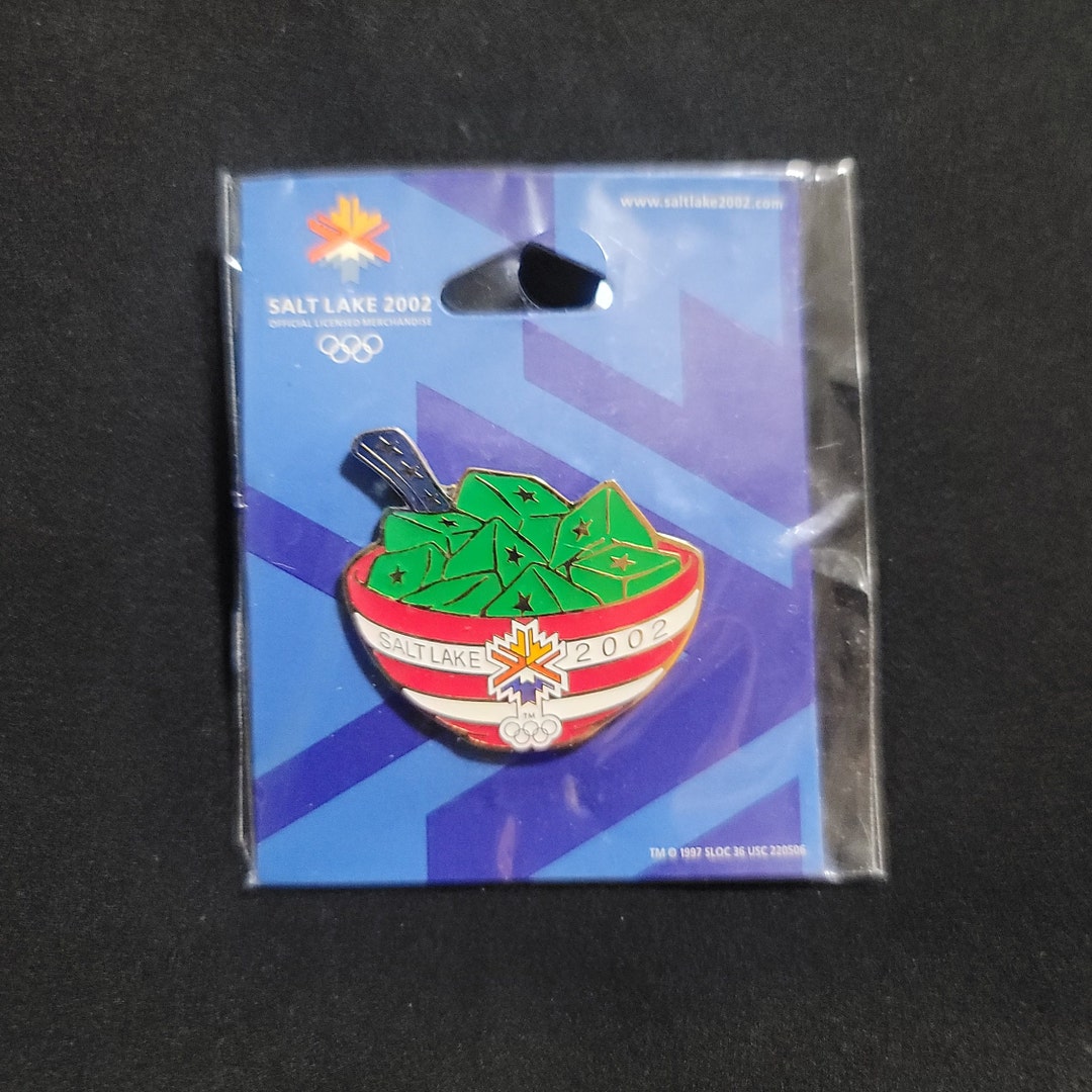 Green Jello Pin 2002 Winter Olympic Pin Salt Lake City/park - Etsy