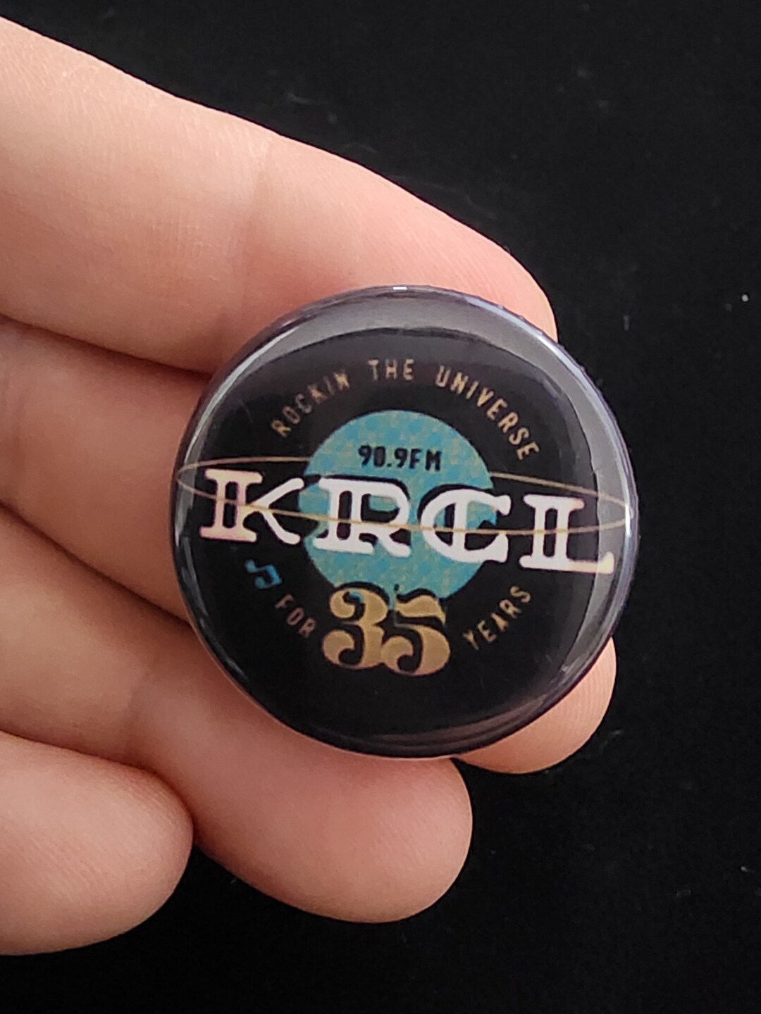 KRCL 35th Anniversary Pin / Salt Lake City Utah Radio / Indie Community ...