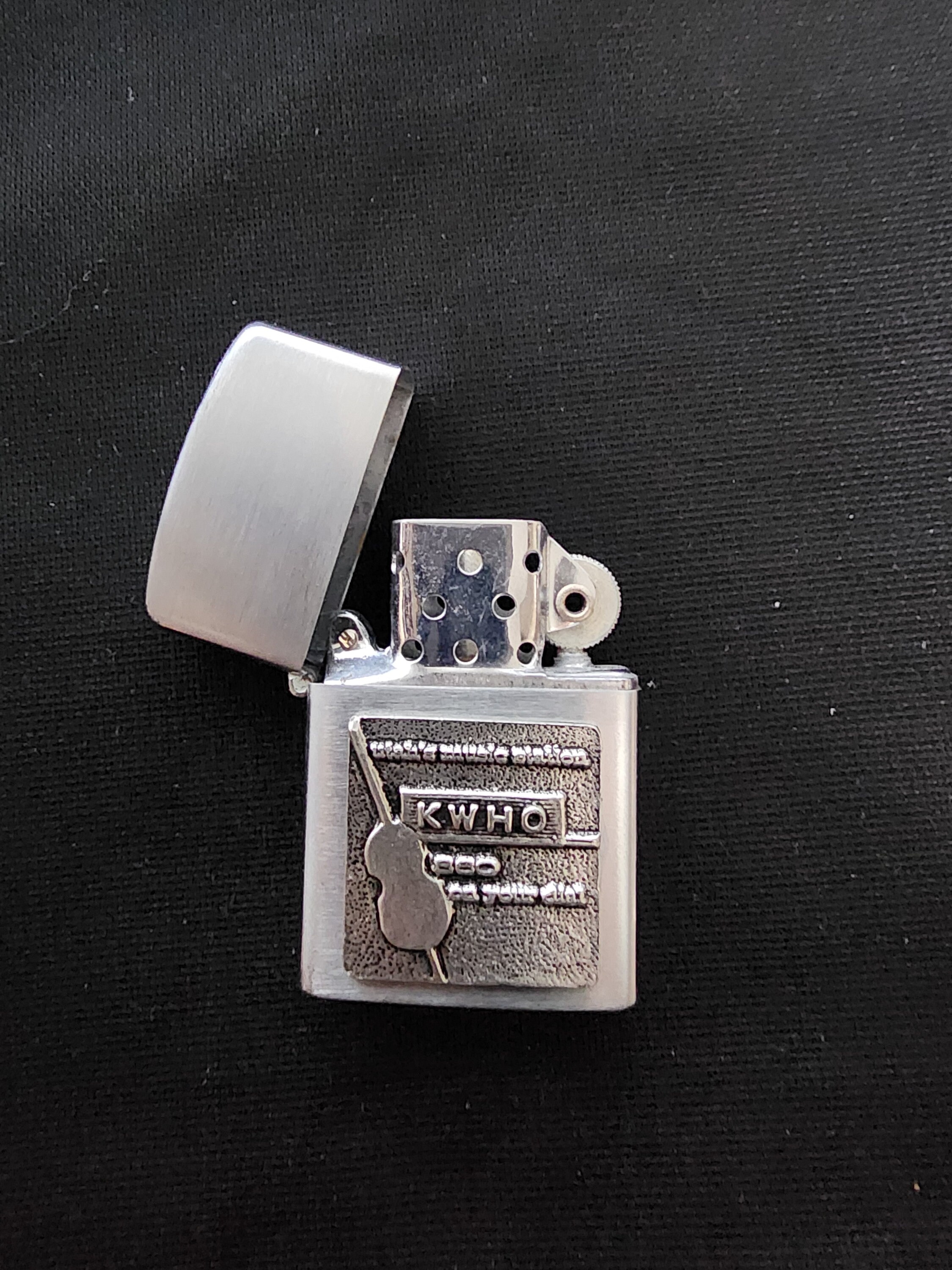Vintage Lighter, New Old Stock, KWHO 860 AM Radio, Utah's Music Station ...