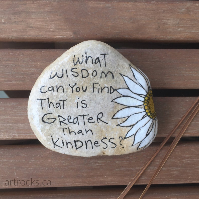 Artrocks Stone,positivity Inspired Stone, Painted Stones, Painted Rocks ...
