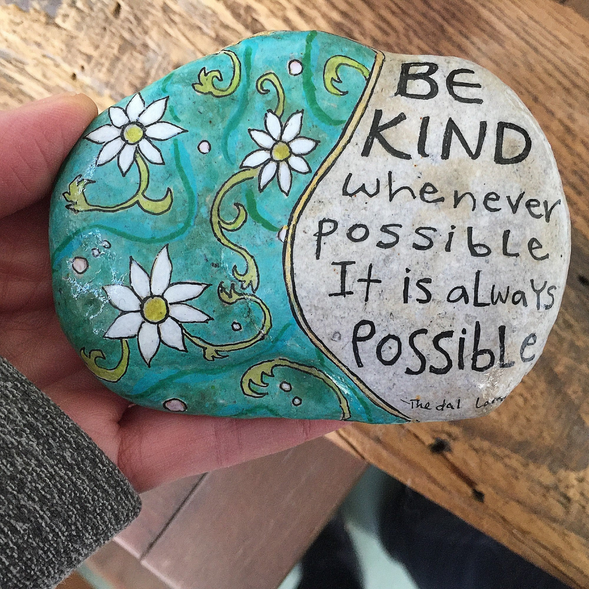 Be Kind Artrock, Kindness Quote, Painted Stone Painted Rock - Etsy Canada