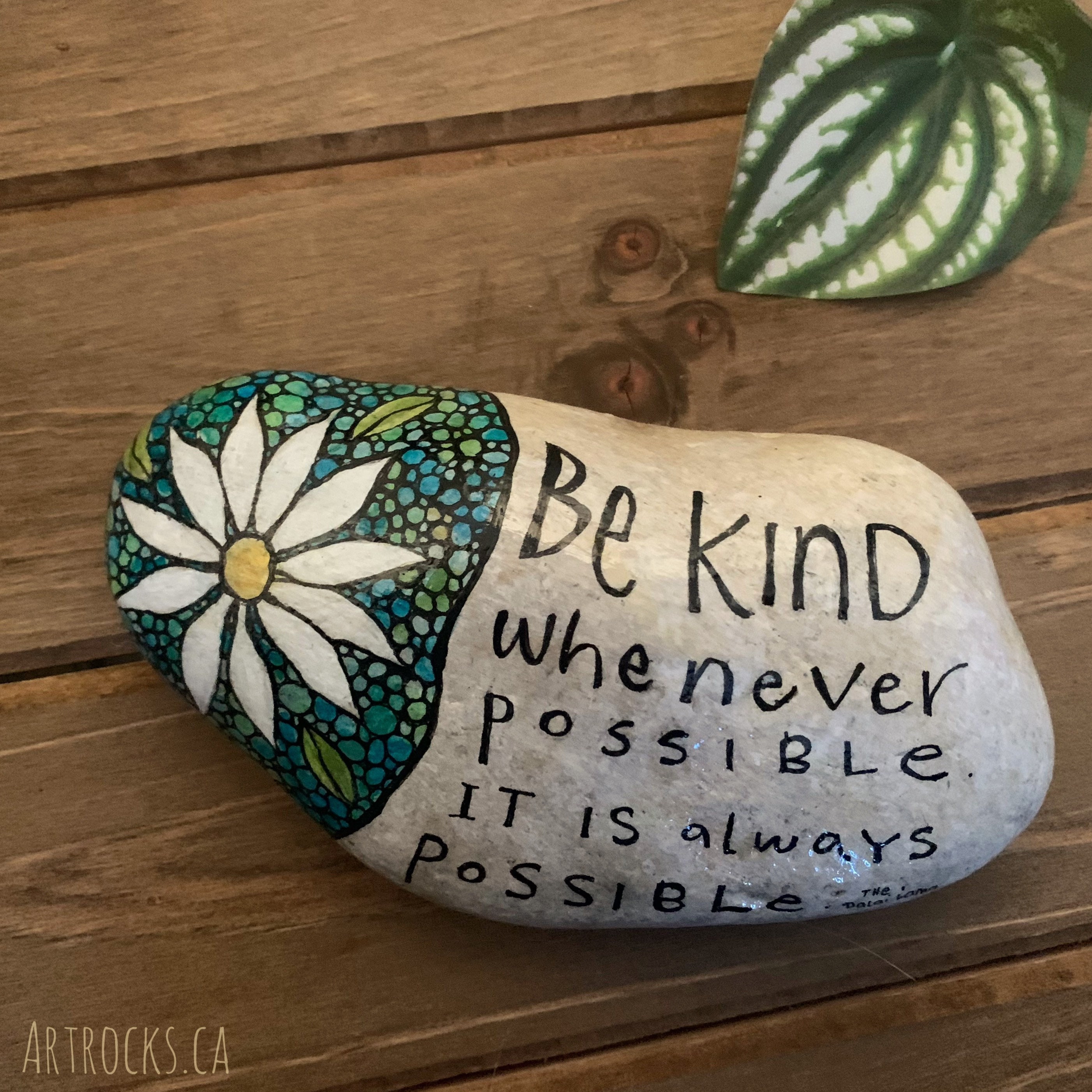 Be Kind Painted Stone Artrock Painted Stone Painted Rock - Etsy