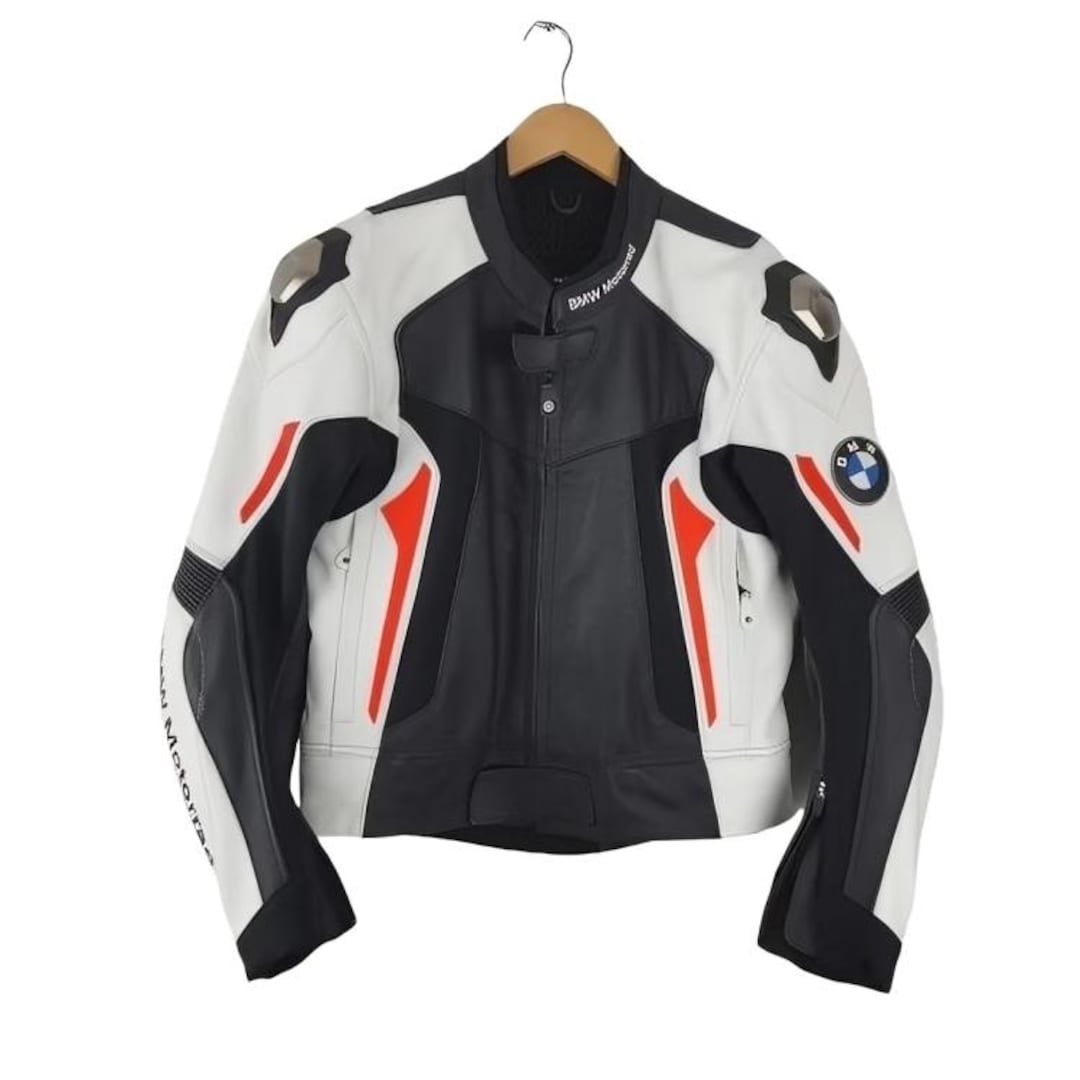 New BMW M-sport Pro Motorbike Cowhide Leather Jacket BMW Motorrad ...
