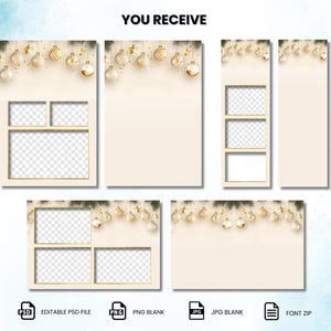 Year End Party Photo Booth Template: Editable PSD & Canva (digital ...