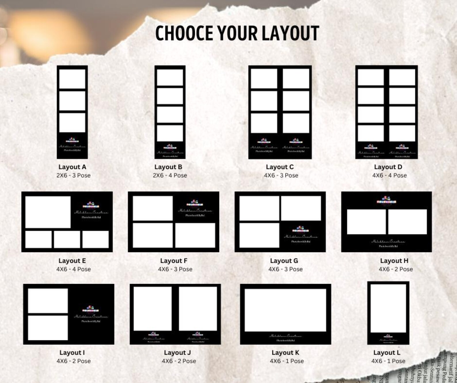 Personalized Photo Booth Overlay: Custom Event Template (digital File ...