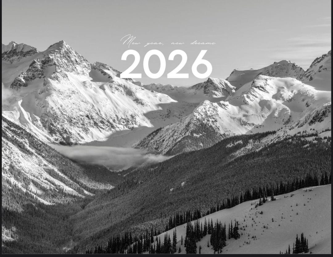 Elegant 2026 Printable Calendar PDF Monthly Yearly Planner A4 US Letter ...