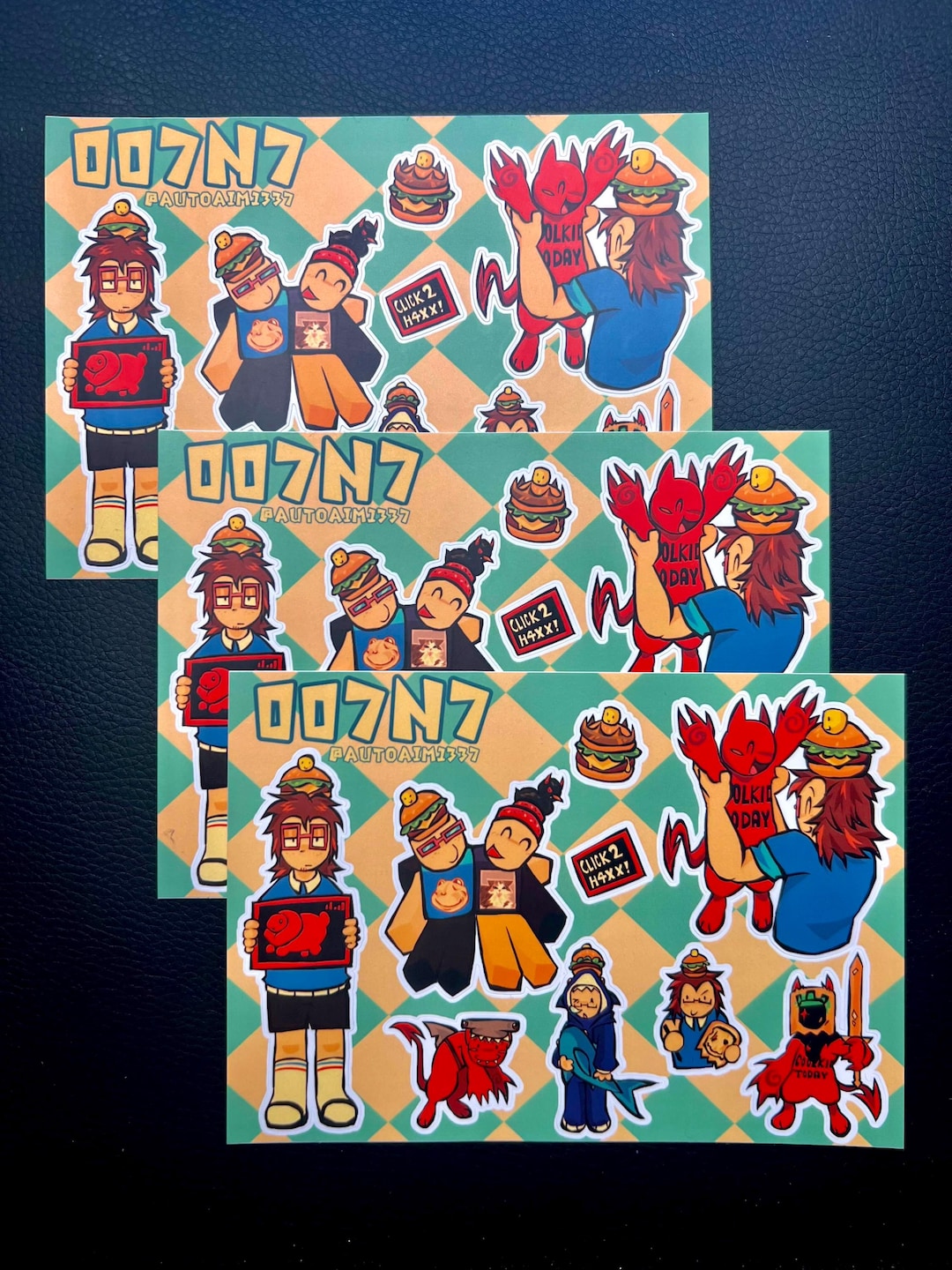 Forsaken 007n7 Sticker Sheet - Etsy