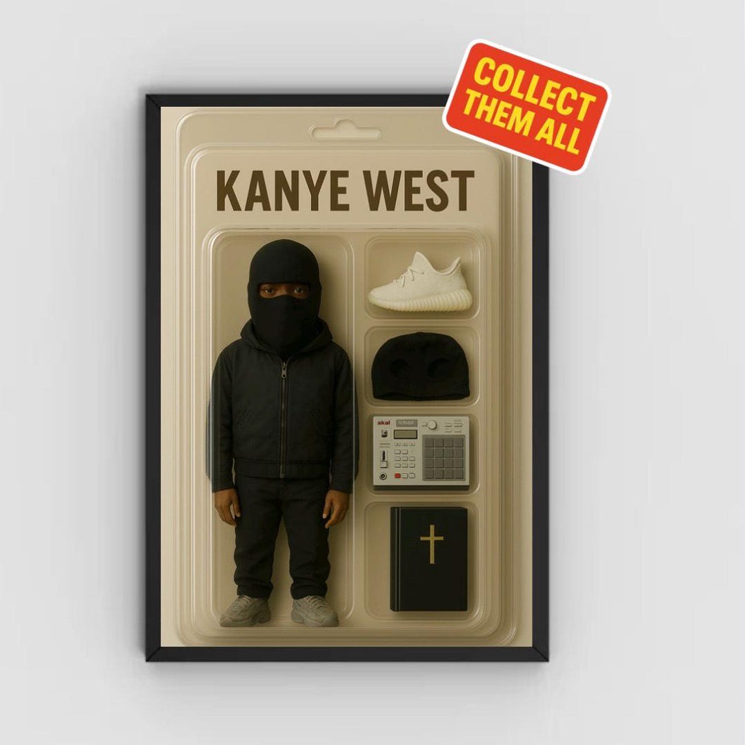 Kanye West Digital Action Figure – Exclusive 3D Collection, Unique ...