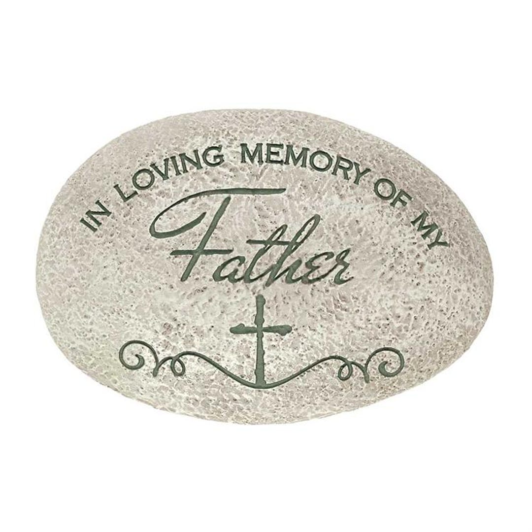 Memorial Small Garden Stone - "in Loving Memory of My Father"-5"x4" - Etsy