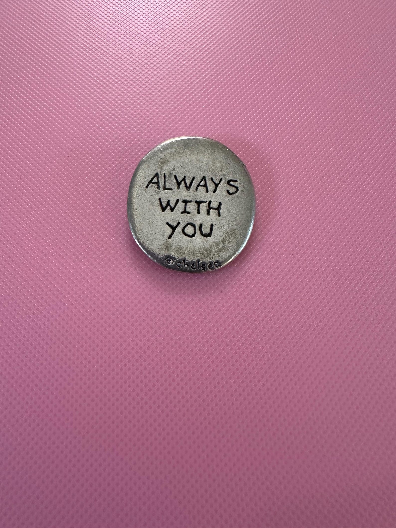 Cat Angel Pewter Token- "always With You" - Etsy