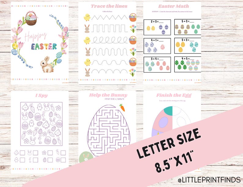 Printable Activities for Kids | Easter Printables for Kids | Instant ...