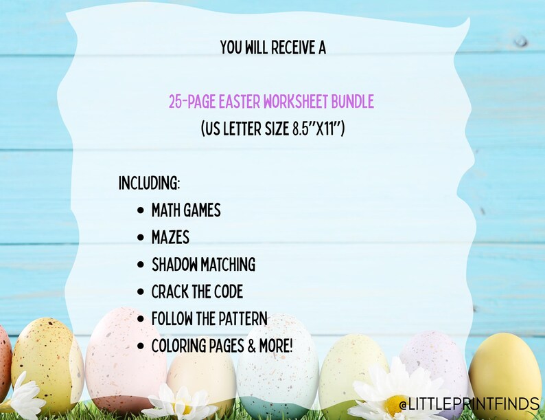 Printable Activities for Kids | Easter Printables for Kids | Instant ...