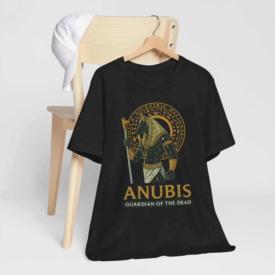 Anubis Guardian of the Dead Tee, Egyptian Mythology Shirt, Unisex ...