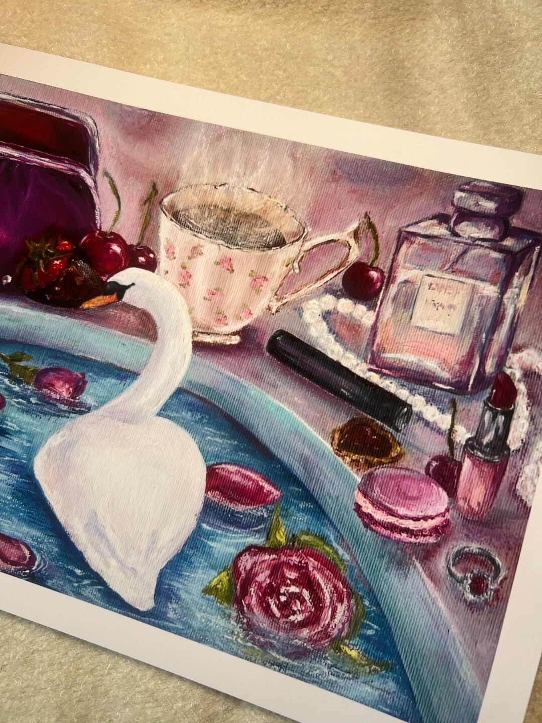 Art Print From Original Oil Painting “tender Morning” 8x10 on Matte ...