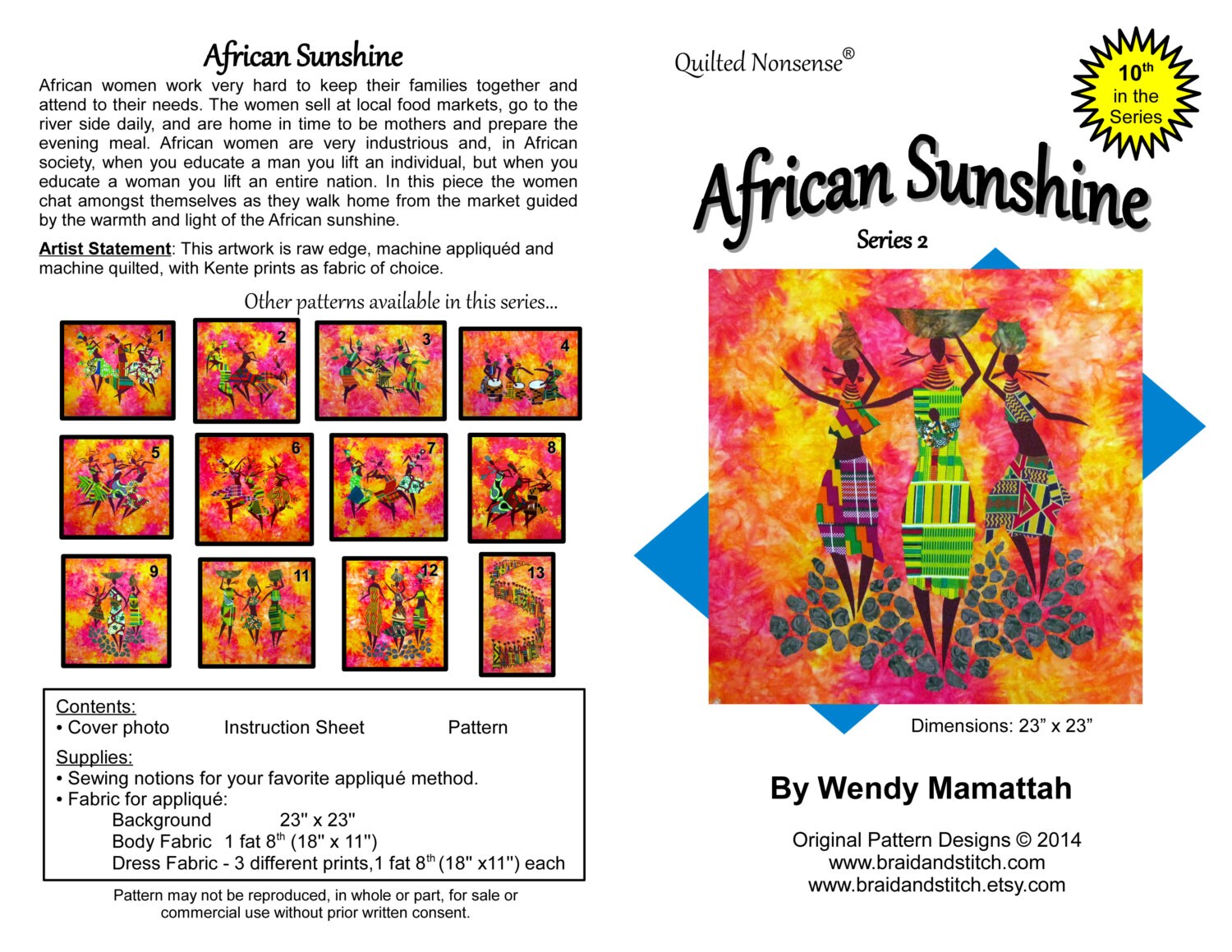 Asabone Patterns Series 2 Download! 10th in Series. as Seen on the ...
