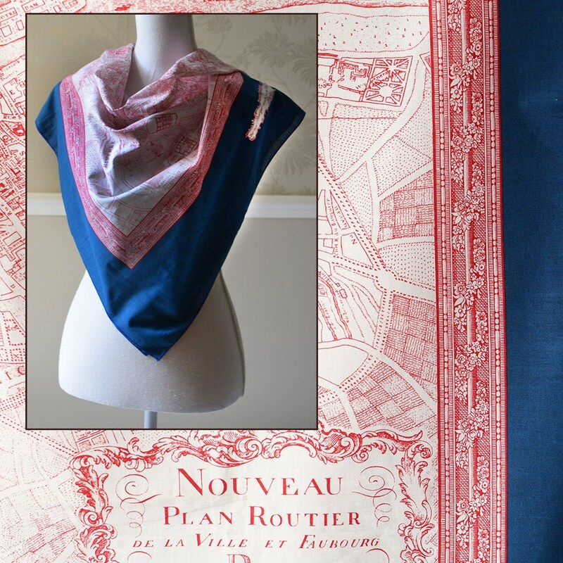 Map Scarf - Etsy
