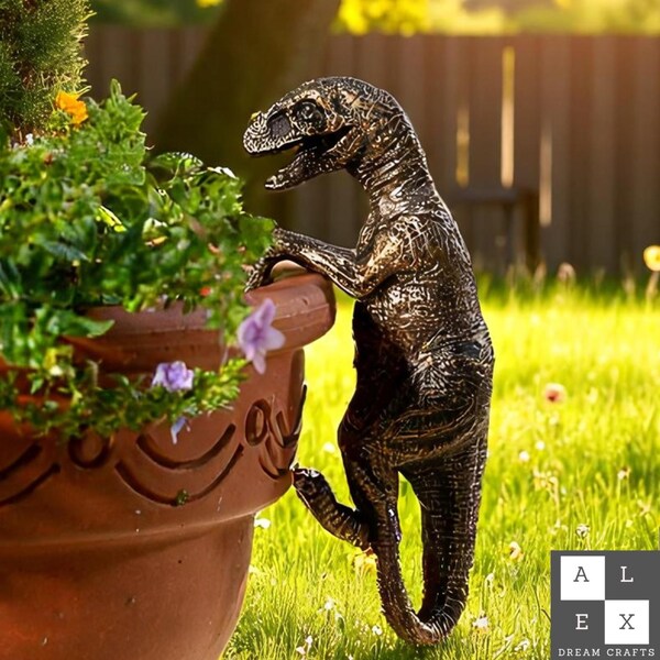 Dinosaur Plant Pot - Etsy