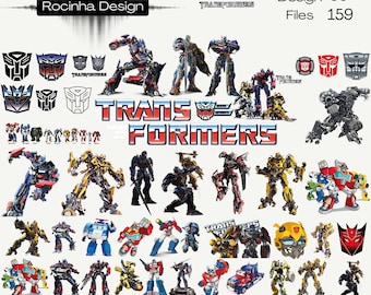 Transformers Chracters Svg-png-pdf Bundle Big Pack \ Birthday \ Party ...