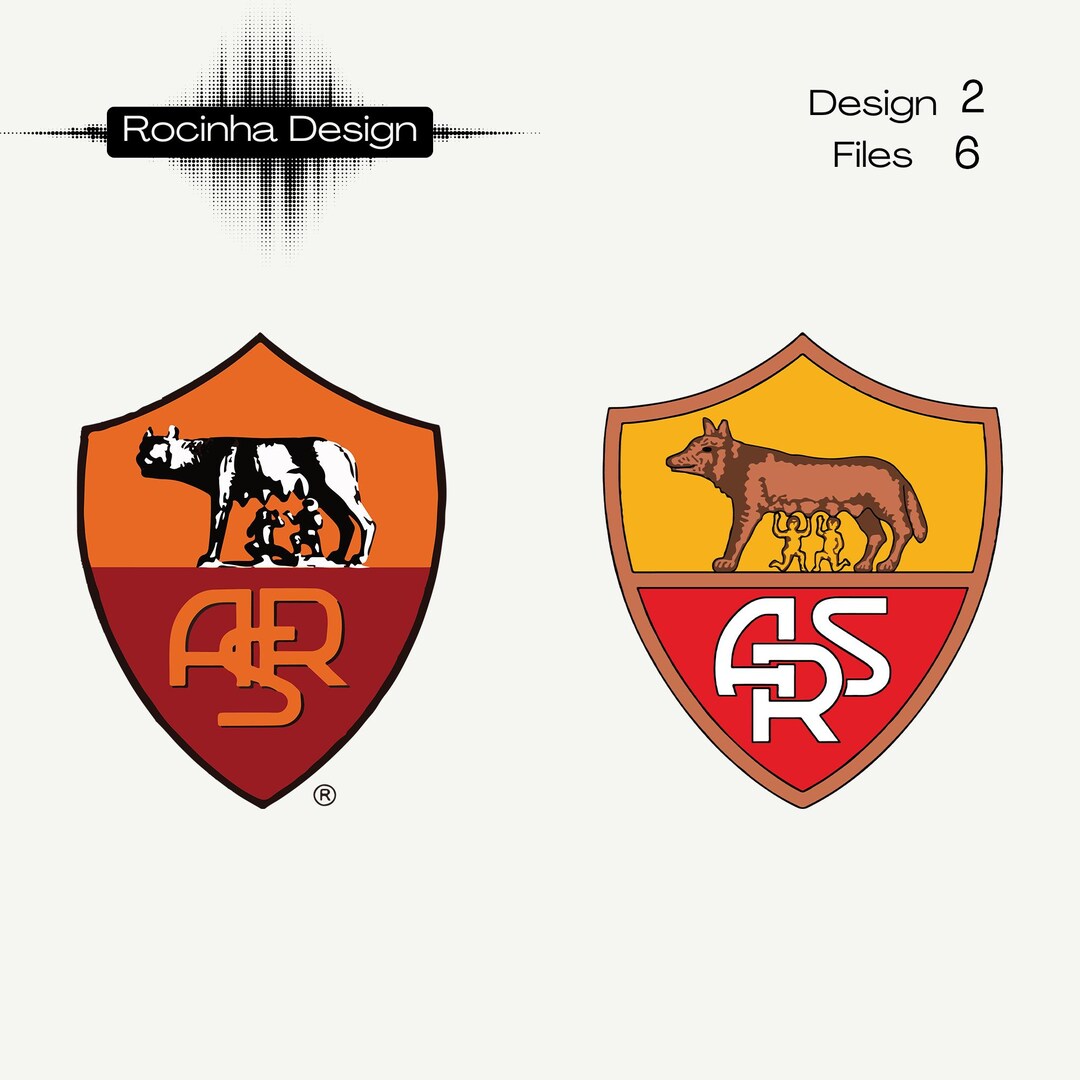 AS Roma Football Logo High Quality -svg-png-pdf-eps \ Hoodie \ Shirt ...