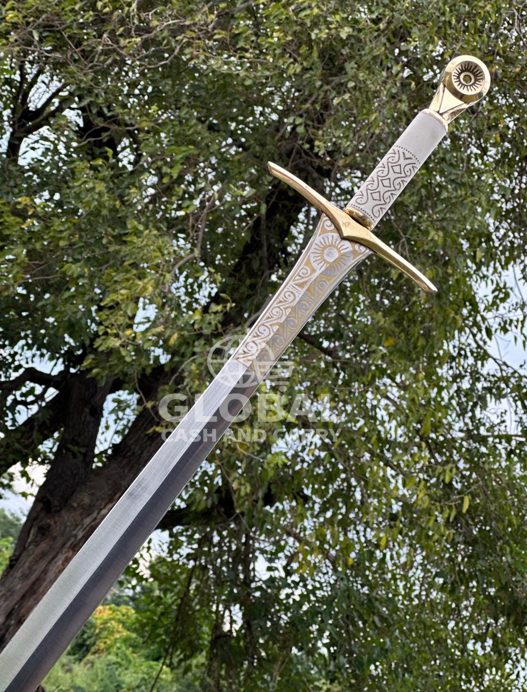 Handmade Damascus Steel Sword: Authentic Medieval Replica, Gift for ...