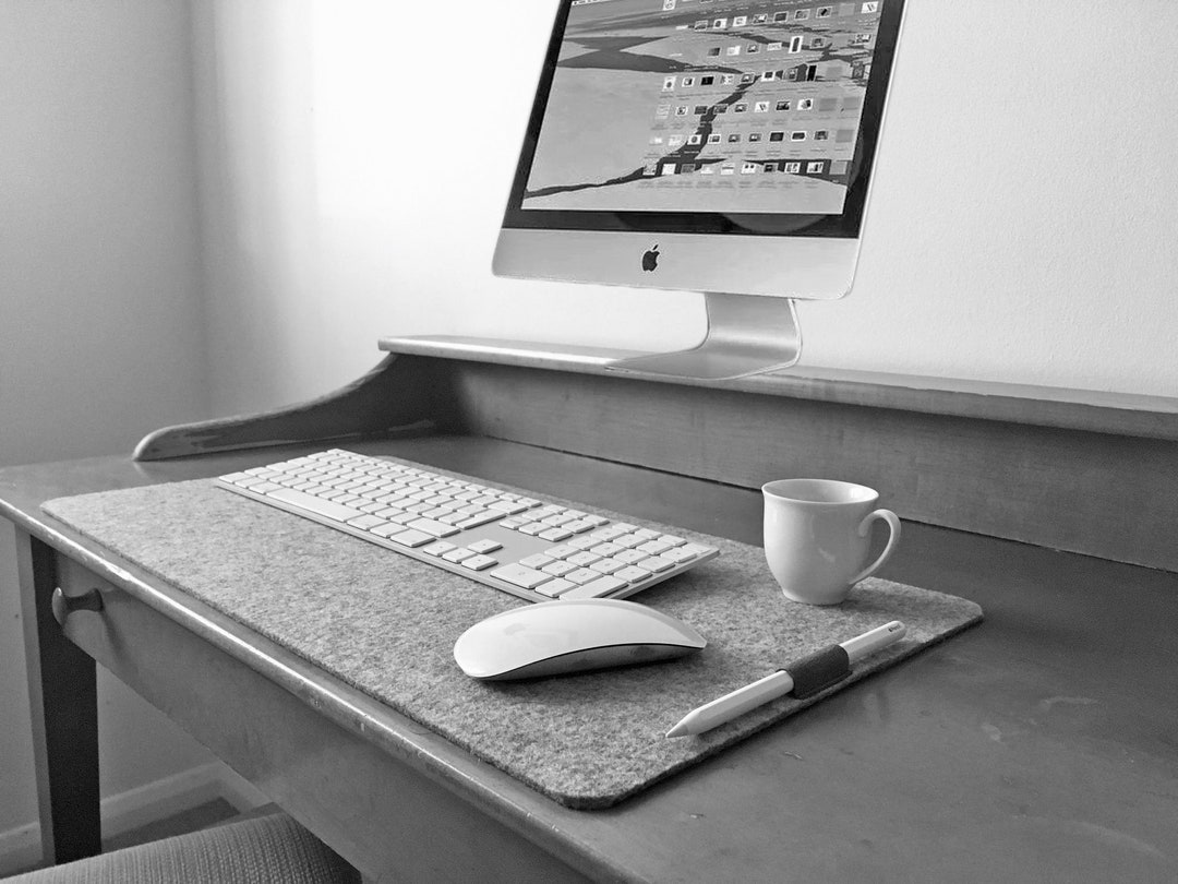 Desk Pad Wool Premium No Synthetics Undyed Customise Size for Work From ...