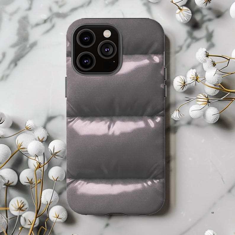 Puffer Jacket Design Phone Case 3D Effect Printed Case for iPhone 17 16 ...