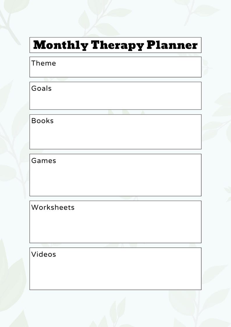 19 Pages Printable SLP Planner | Speech Therapy & IEP Organizer ...