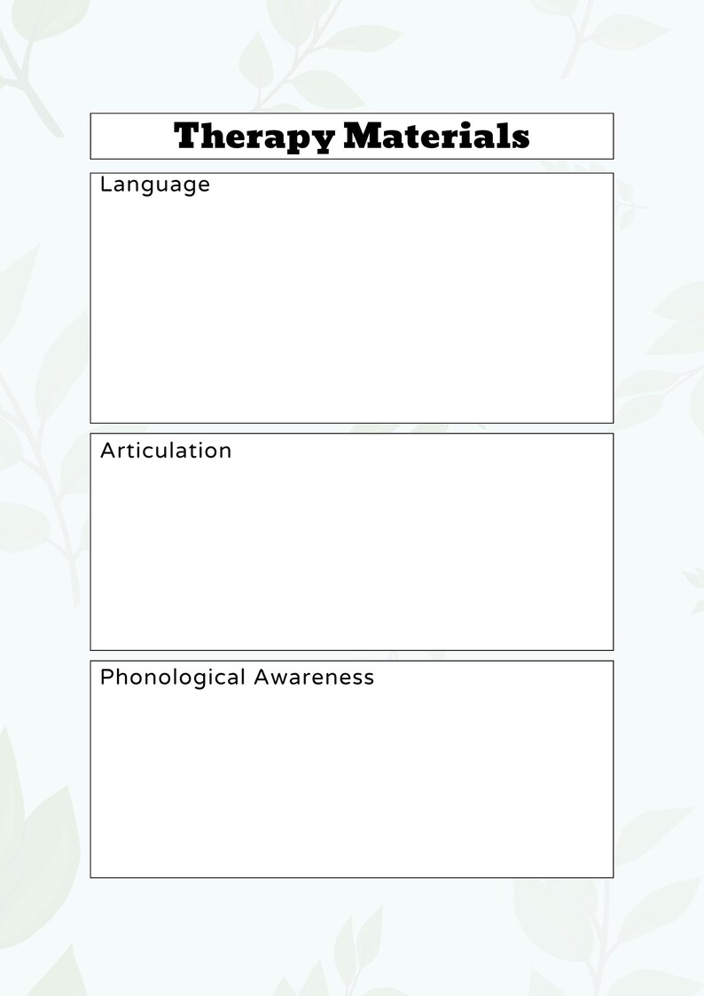19 Pages Printable SLP Planner | Speech Therapy & IEP Organizer ...